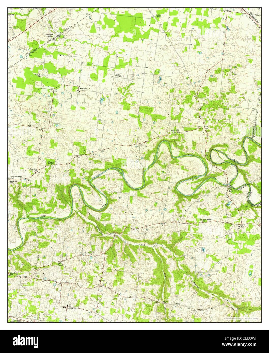 Sango, Tennessee, map 1957, 1:24000, United States of America by ...