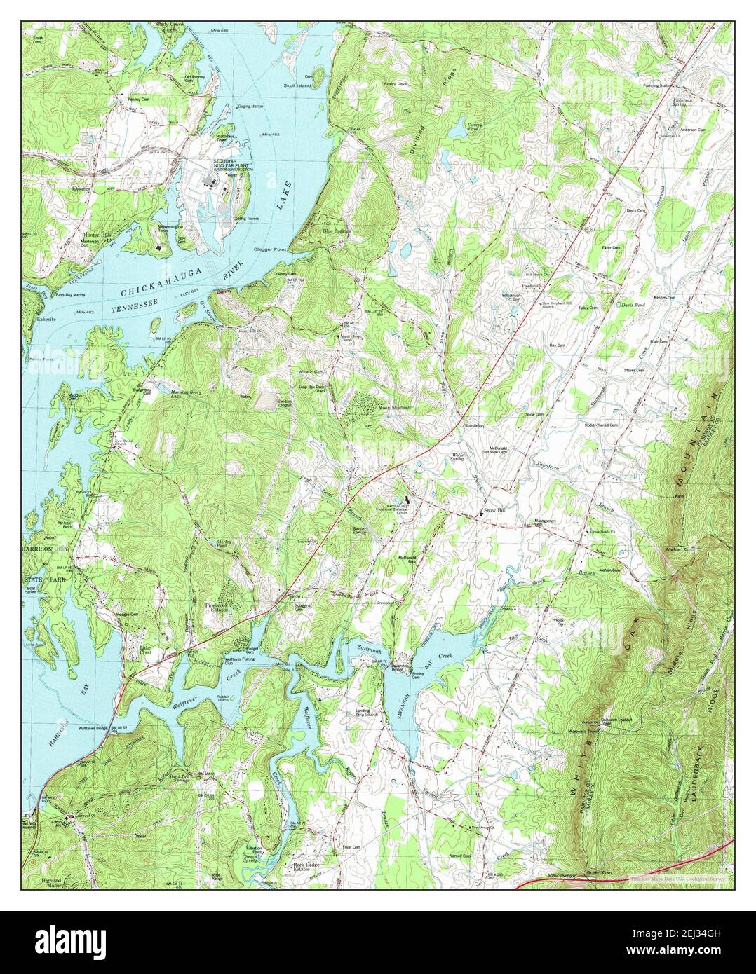 Snow Hill, Tennessee, map 1980, 1:24000, United States of America by ...
