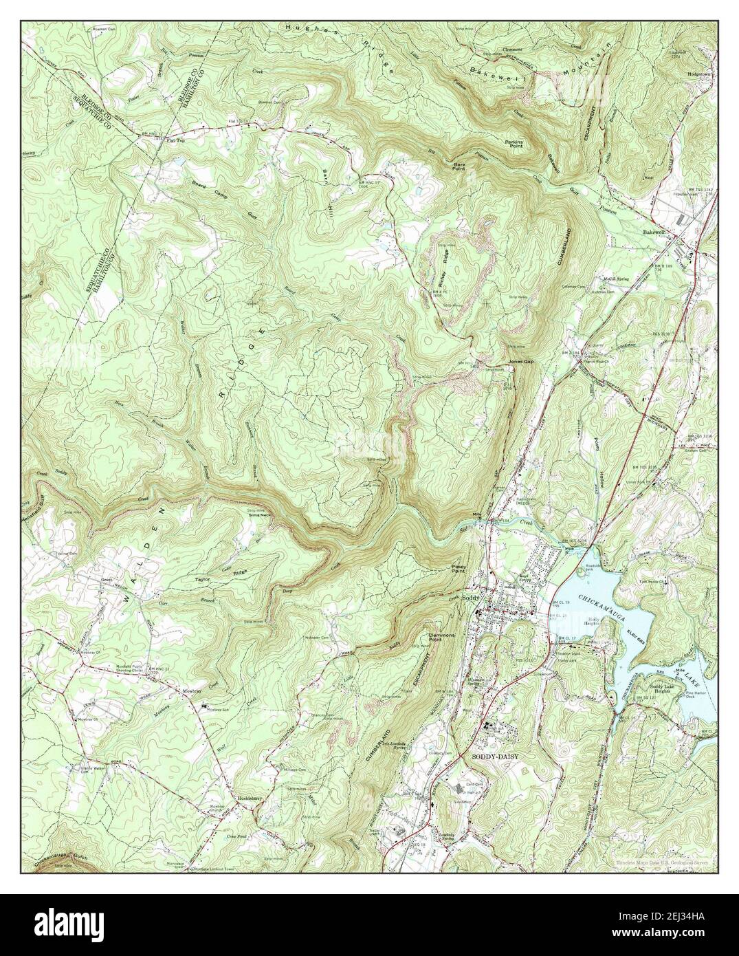 Soddy, Tennessee, map 1972, 1:24000, United States of America by ...