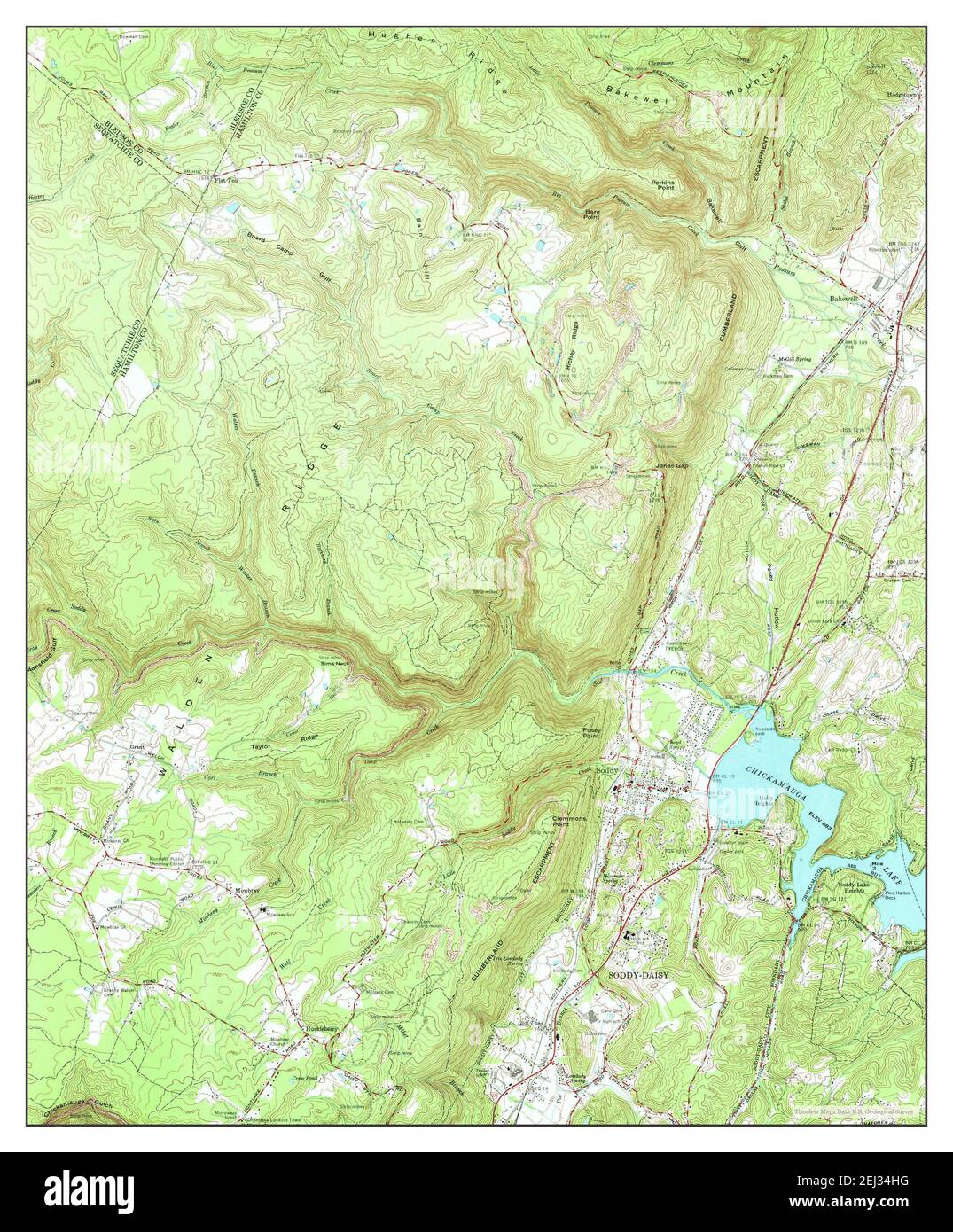 Soddy, Tennessee, map 1972, 1:24000, United States of America by ...