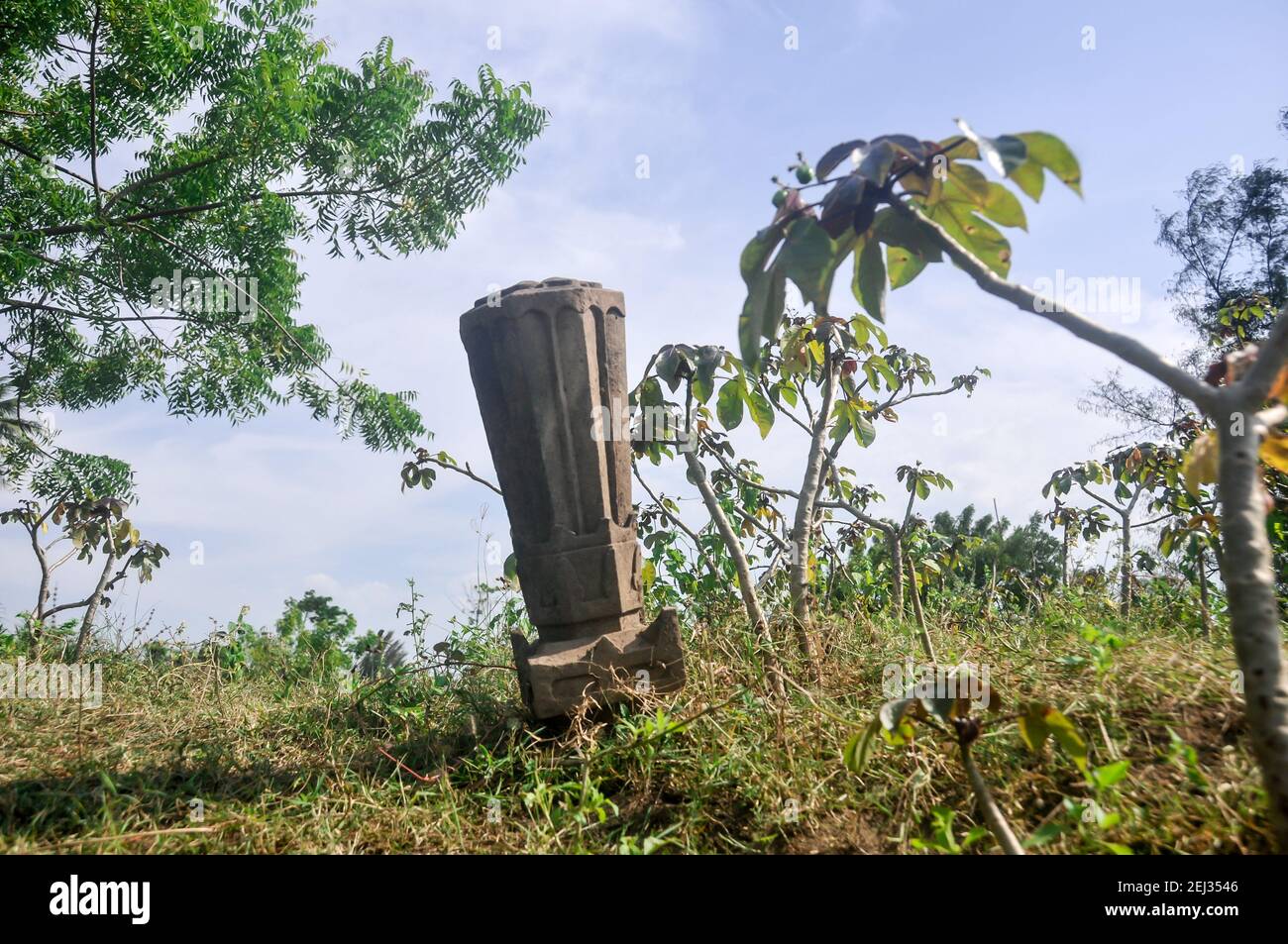 The tombstone of the end of the Sultanate of Aceh Darussalam at the ...