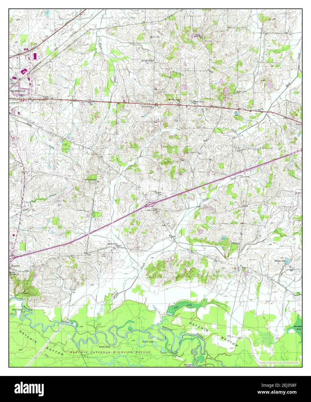 Sunnyhill, Tennessee, map 1950, 1:24000, United States of America by ...