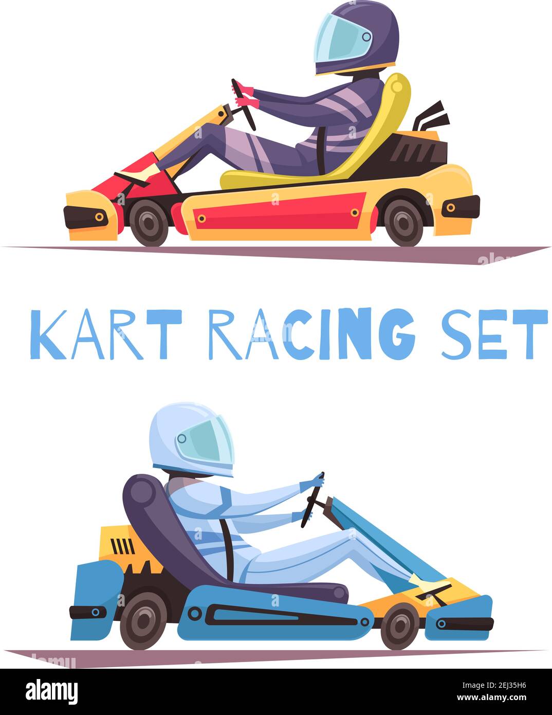 Kart track Cut Out Stock Images & Pictures - Alamy