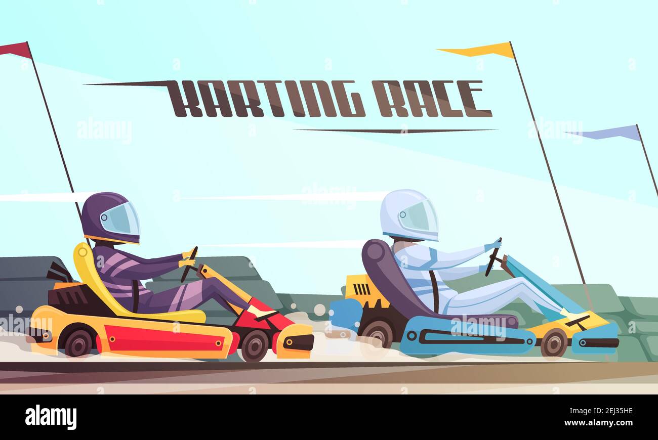 Two driver race Stock Vector Images - Alamy