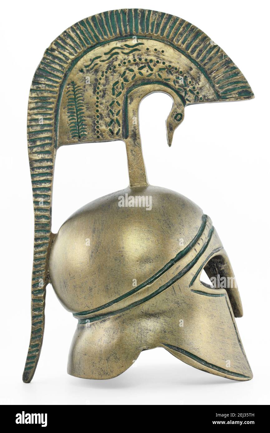 Ancient greek helmet hi-res stock photography and images - Alamy