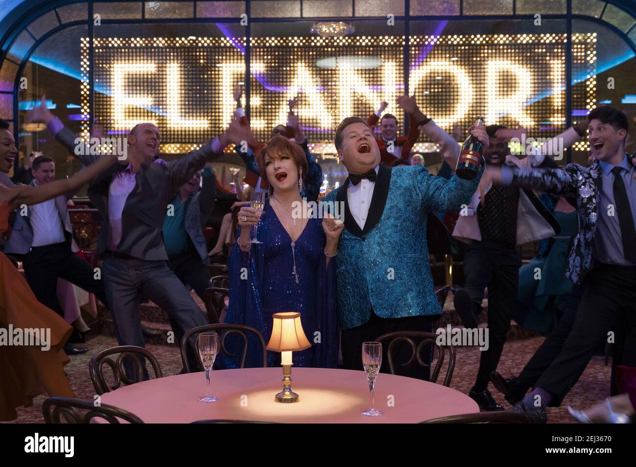 MERYL STREEP and JAMES CORDEN in THE PROM (2020), directed by RYAN ...