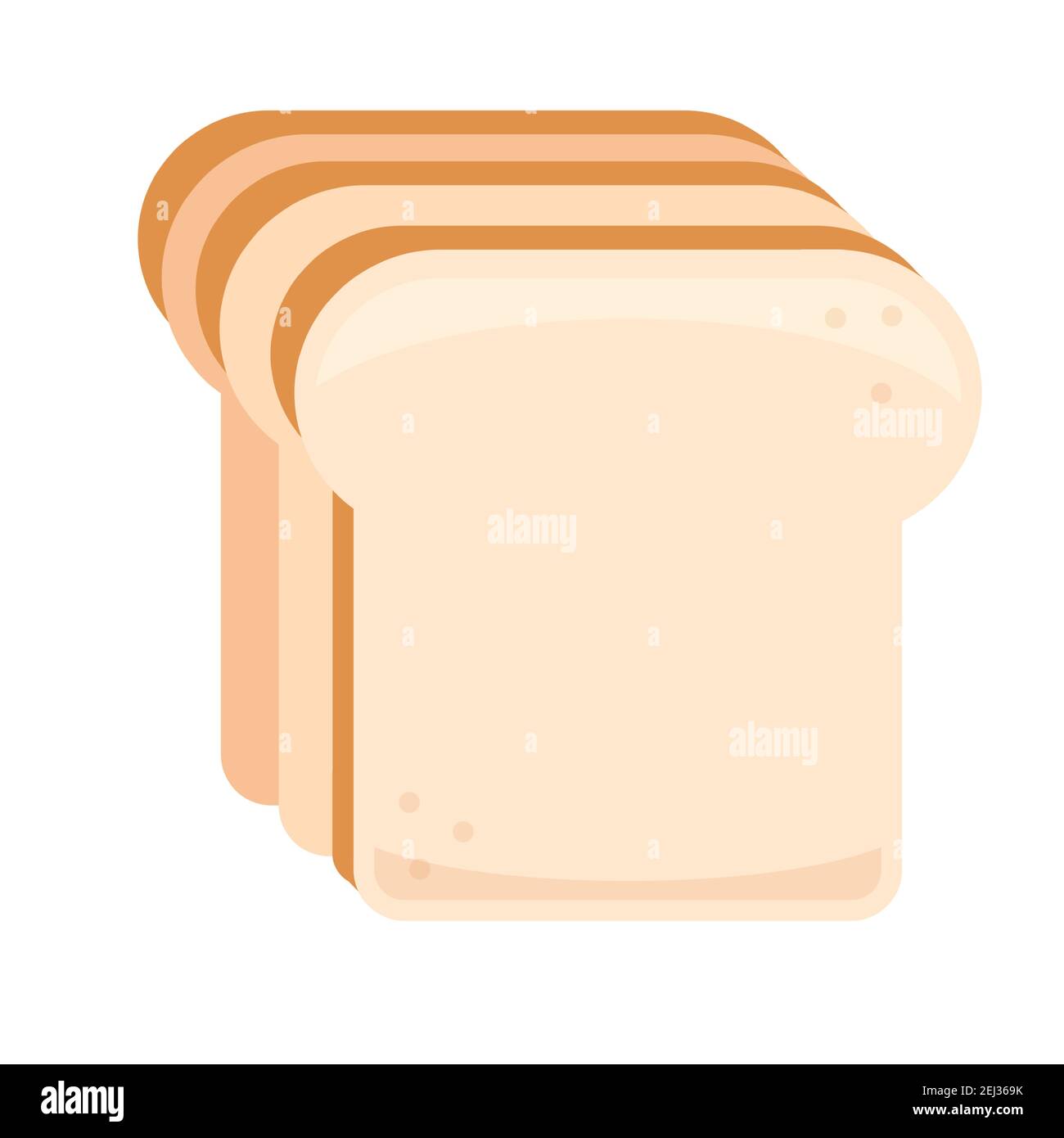 Bread Simple food icon in trendy style isolated on white background for ...