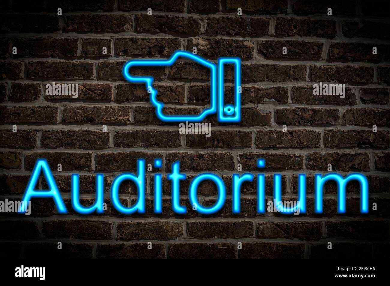Auditorium signage hi-res stock photography and images - Alamy