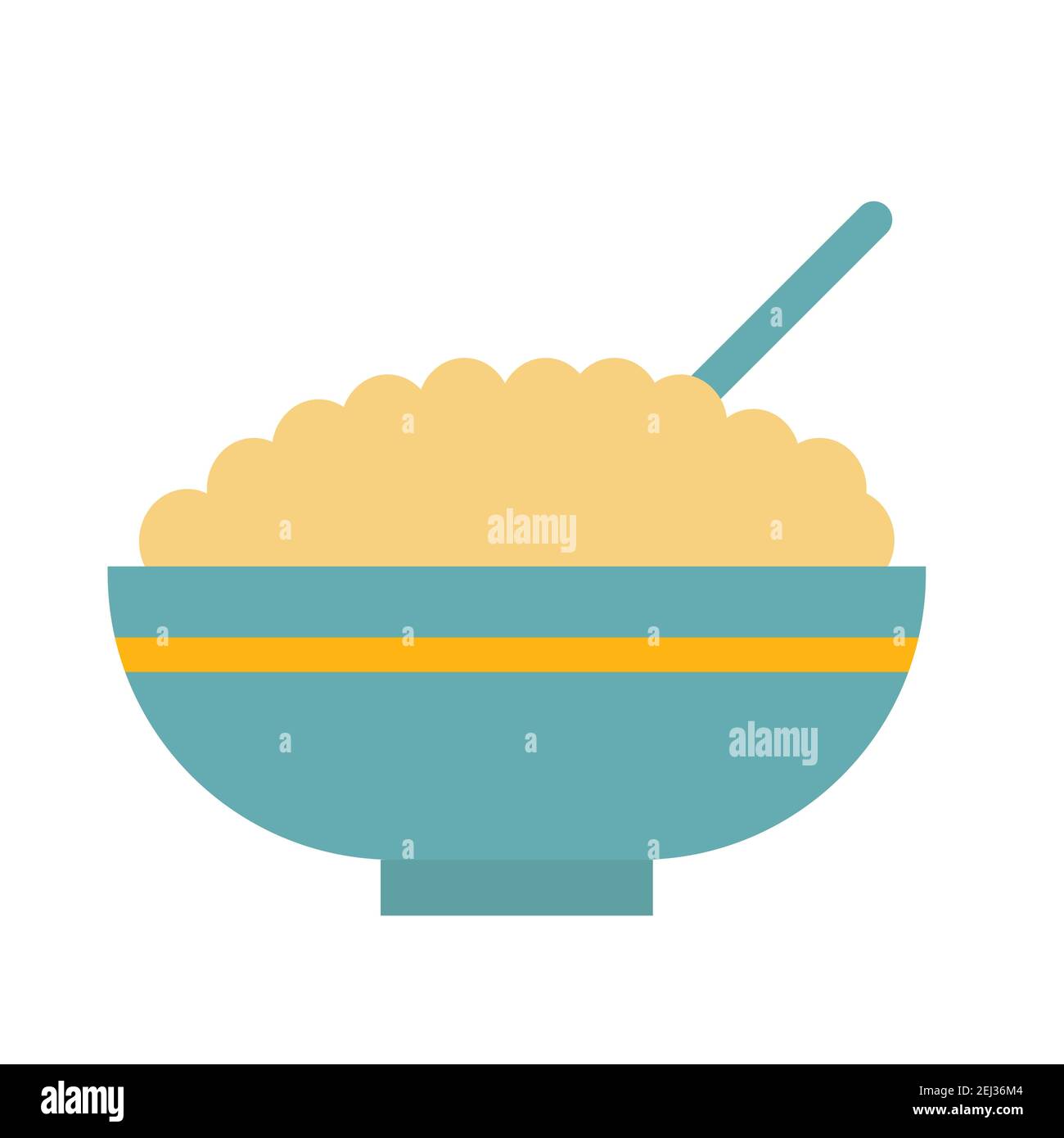 Porridge Simple food icon in trendy style isolated on white background for web apps and mobile ...