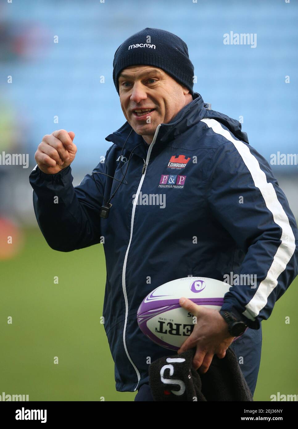 File photo dated 14-12-2019 of Edinburgh Rugby's head coach Richard ...