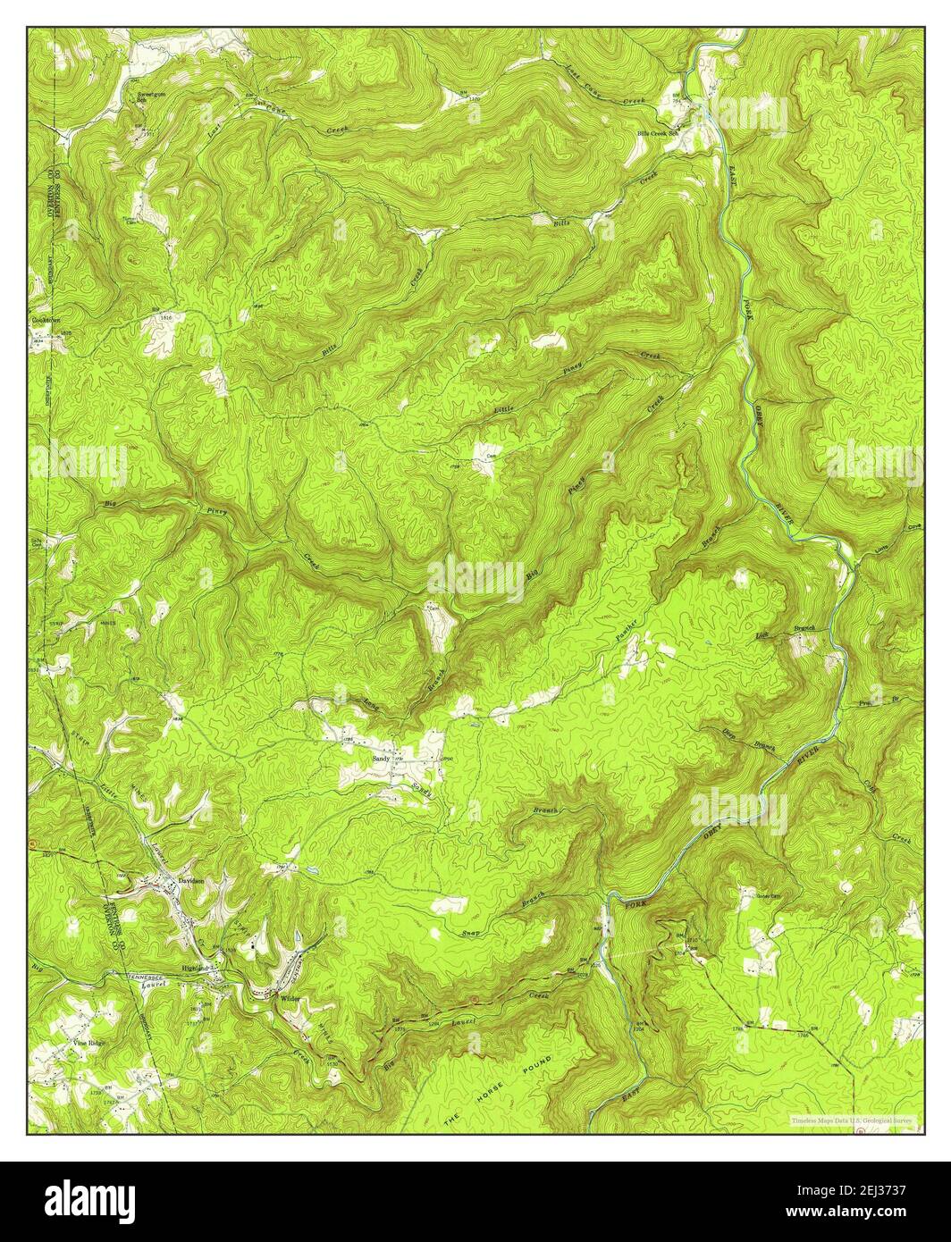 Wilder, Tennessee, map 1955, 1:24000, United States of America by ...