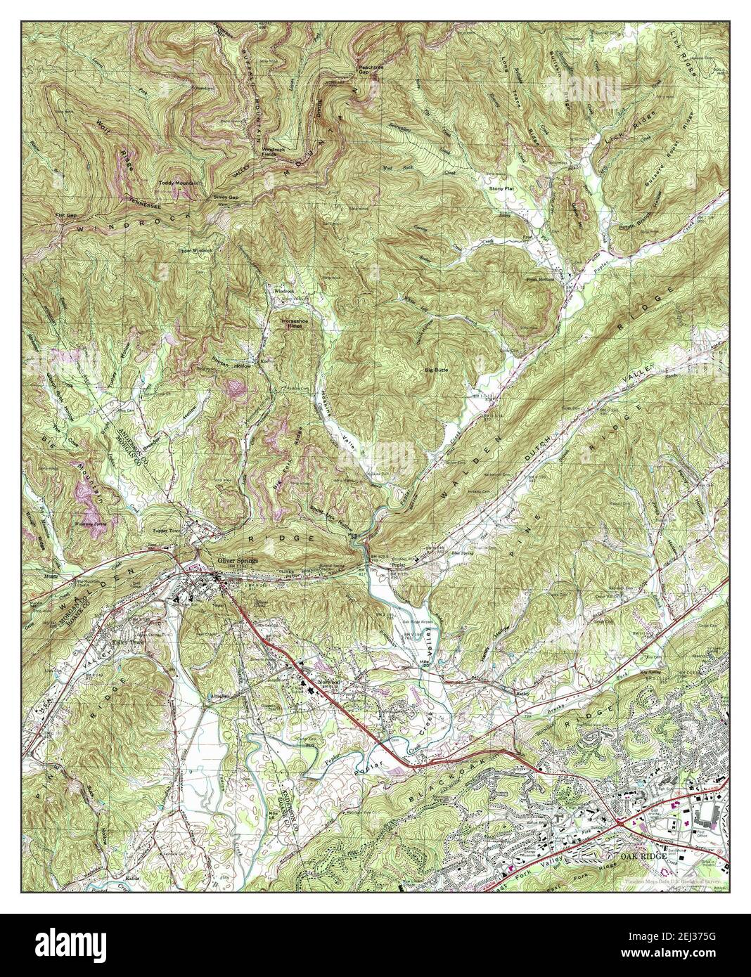 Windrock, Tennessee, map 2000, 1:24000, United States of America by ...