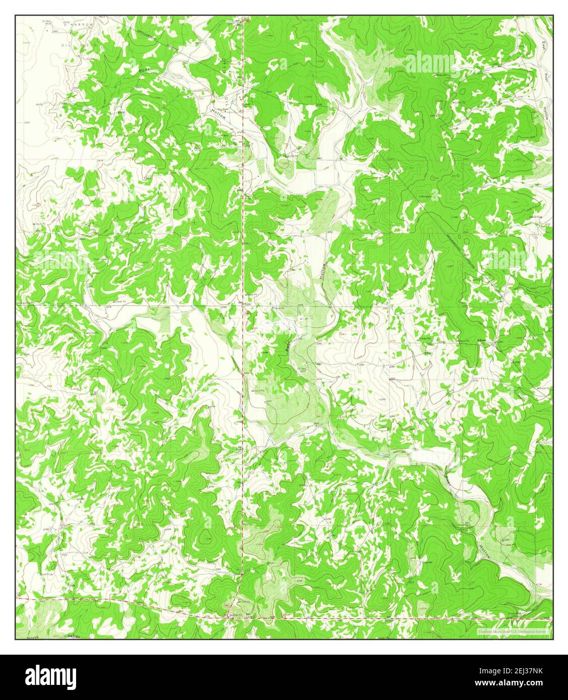 Adams, Texas, map 1963, 1:24000, United States of America by Timeless ...