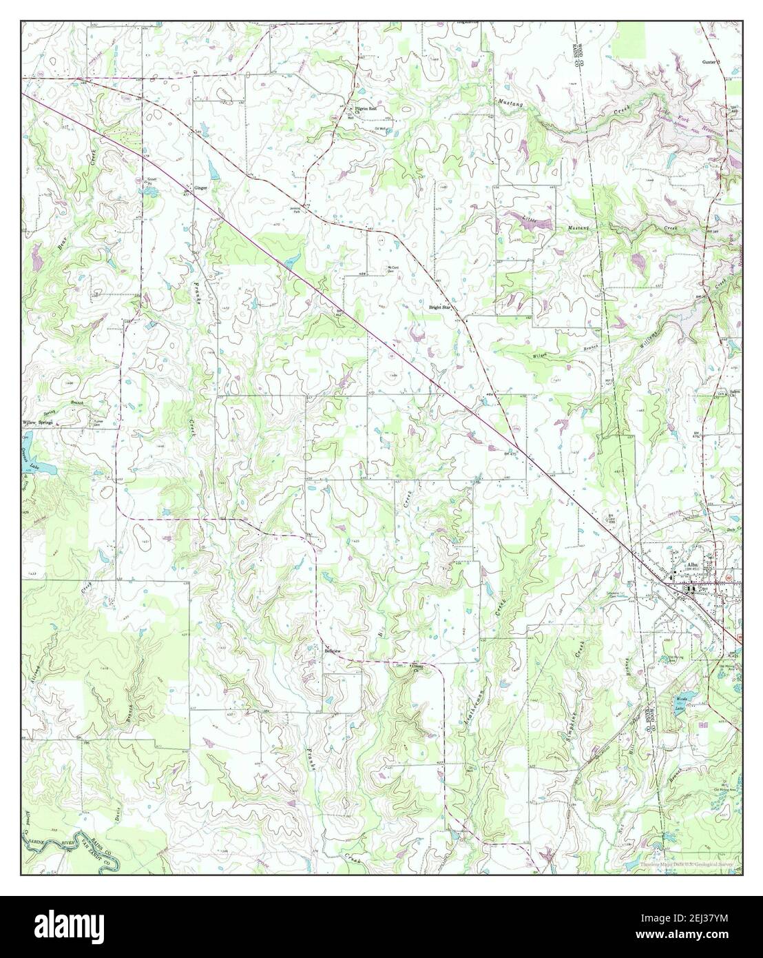 Alba, Texas, map 1958, 1:24000, United States of America by Timeless ...