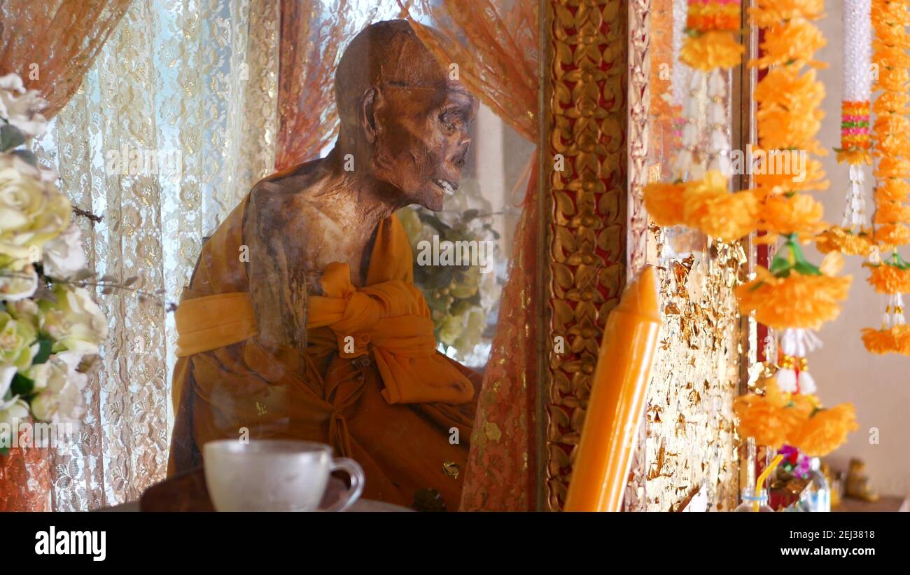 KOH SAMUI ISLAND, THAILAND - 17 JULY 2019: Wat Khiri Wongkaram Buddhist ...