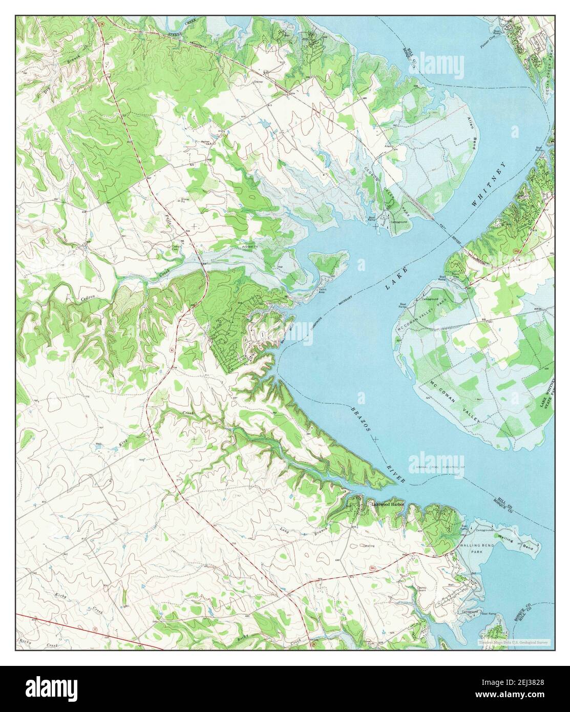 Allen Bend, Texas, map 1968, 1:24000, United States of America by ...
