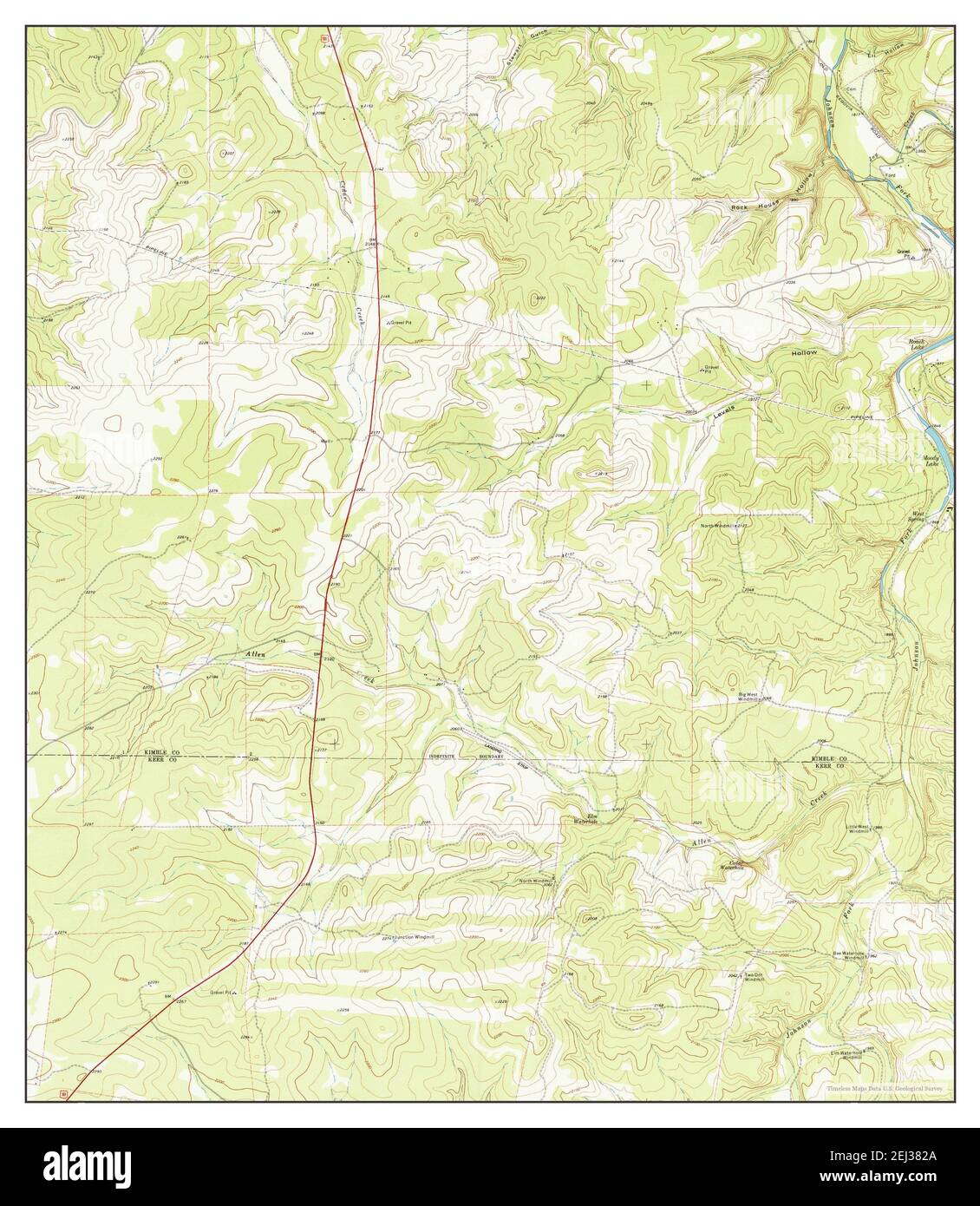 Map of allen texas Cut Out Stock Images & Pictures - Alamy