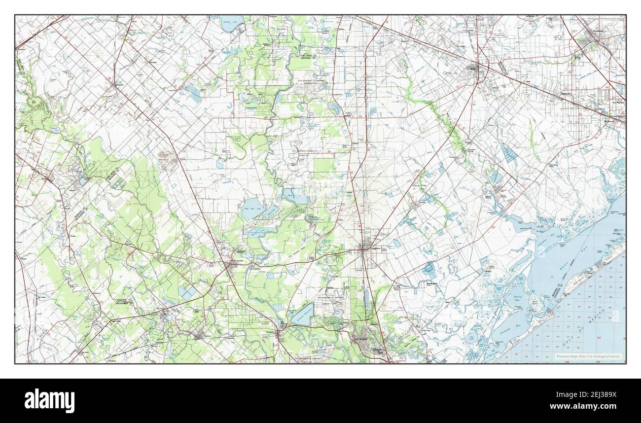 Map of angleton hi-res stock photography and images - Alamy