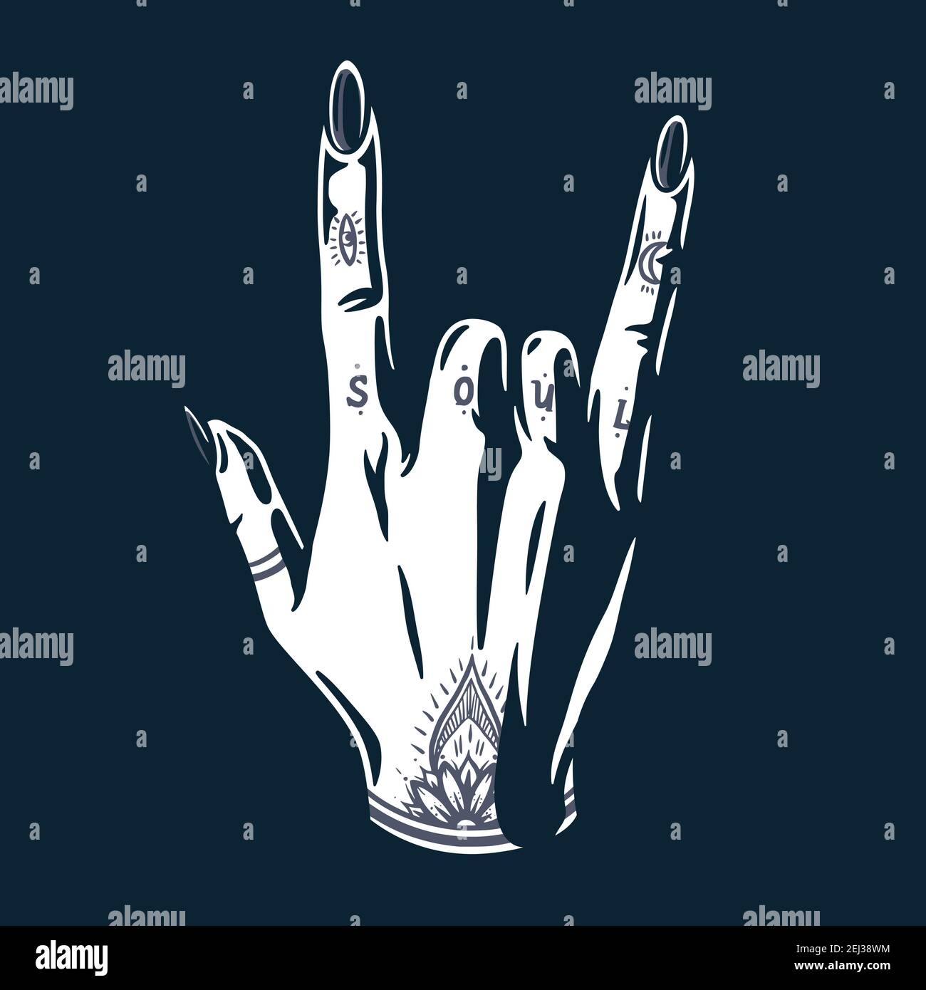 Wrist tattoo Stock Vector Images - Alamy