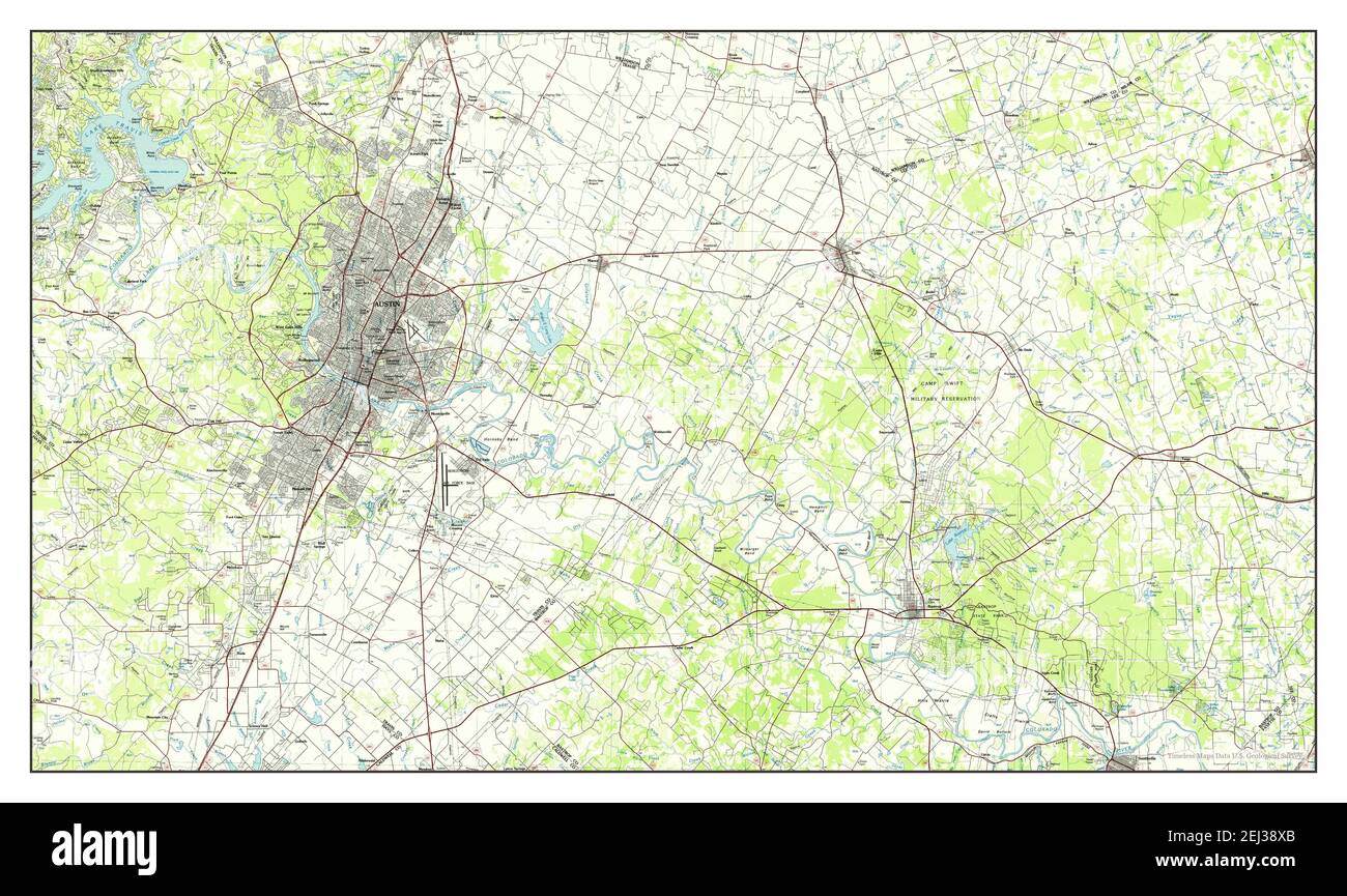 Old map of austin Cut Out Stock Images & Pictures - Alamy