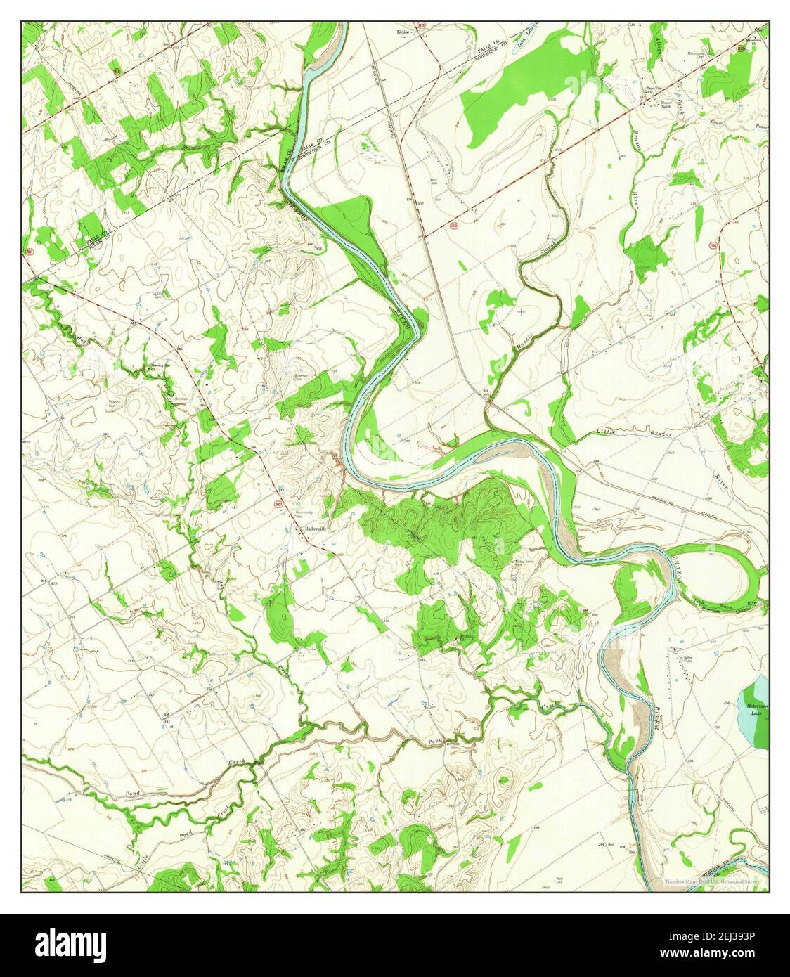 Baileyville, Texas, map 1961, 1:24000, United States of America by ...