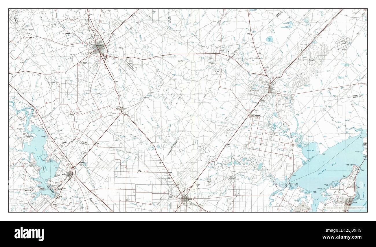 Beeville, Texas, map 1985, 1:100000, United States of America by ...
