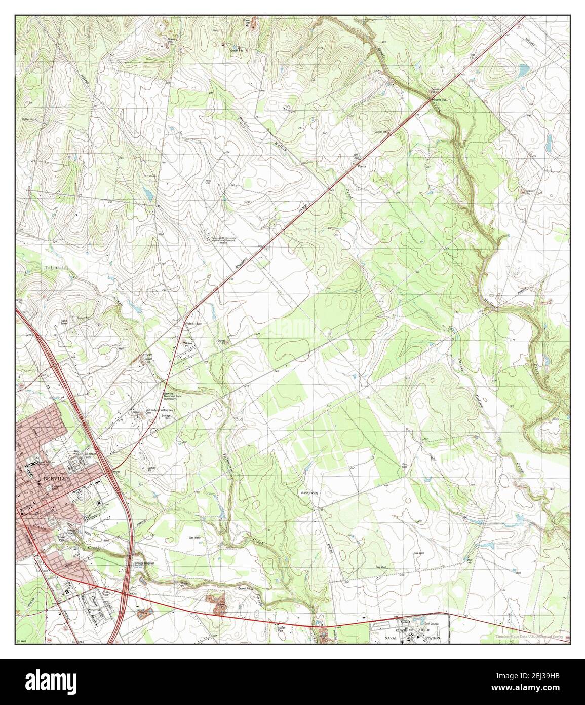 Map of beeville texas hi-res stock photography and images - Alamy
