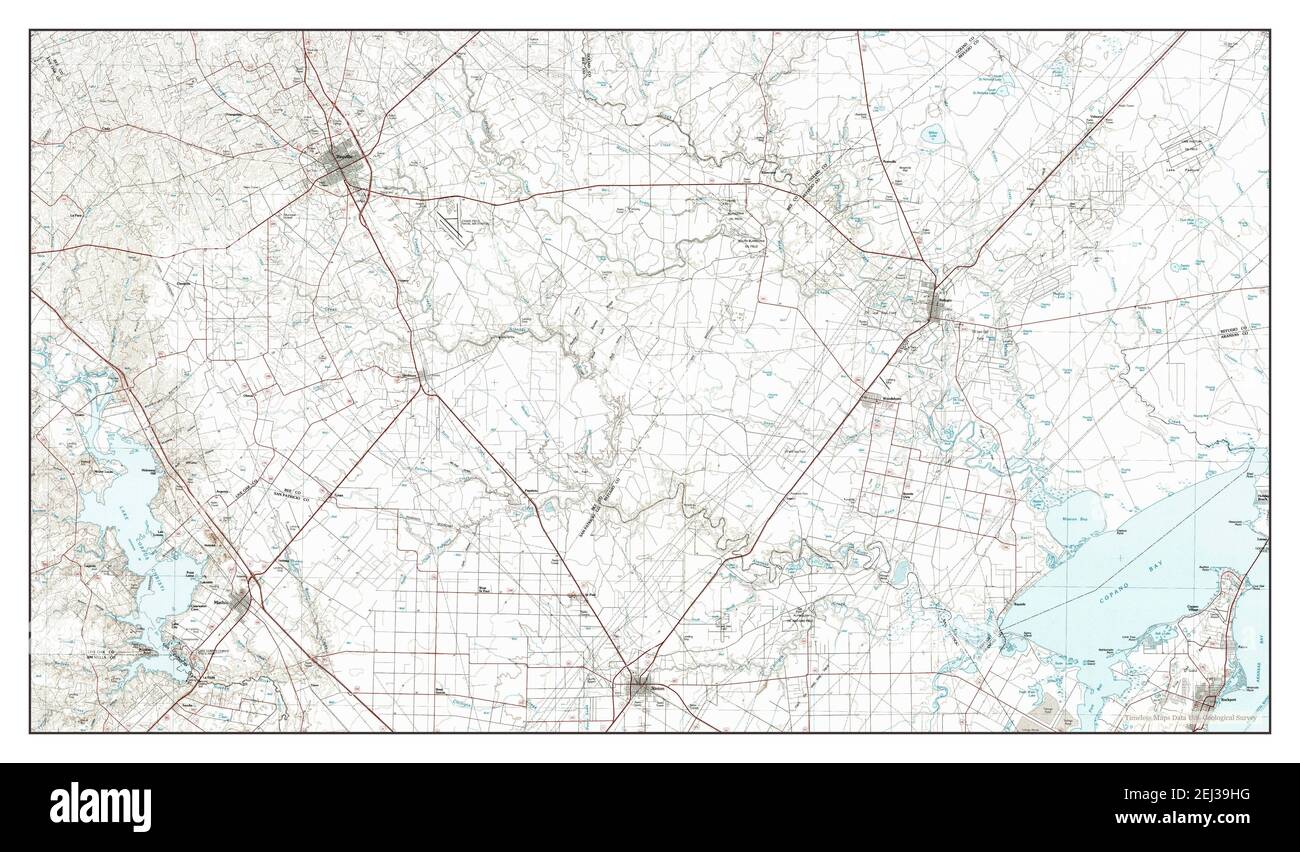 Map of beeville hi-res stock photography and images - Alamy