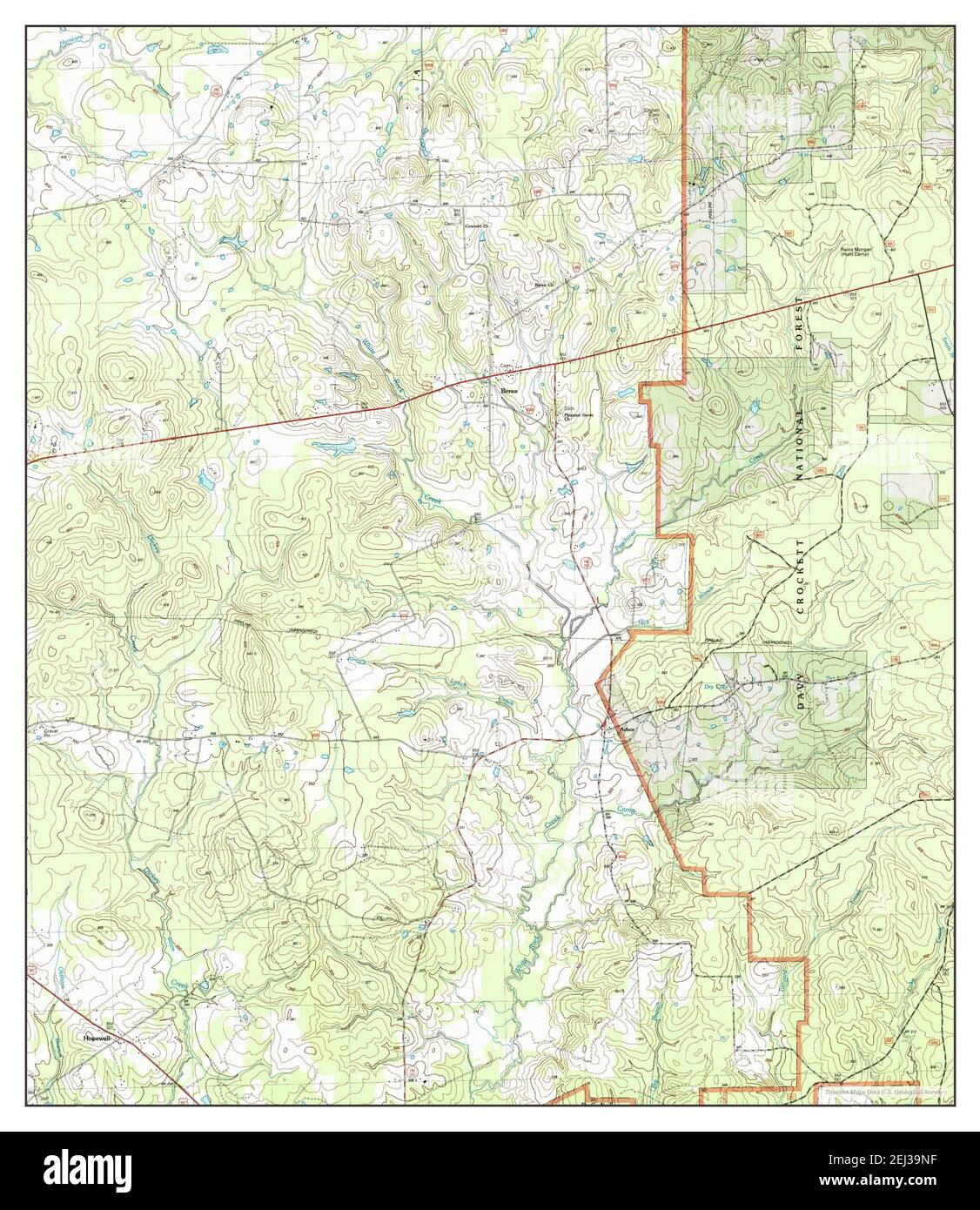Berea, Texas, map 2004, 1:24000, United States of America by Timeless ...