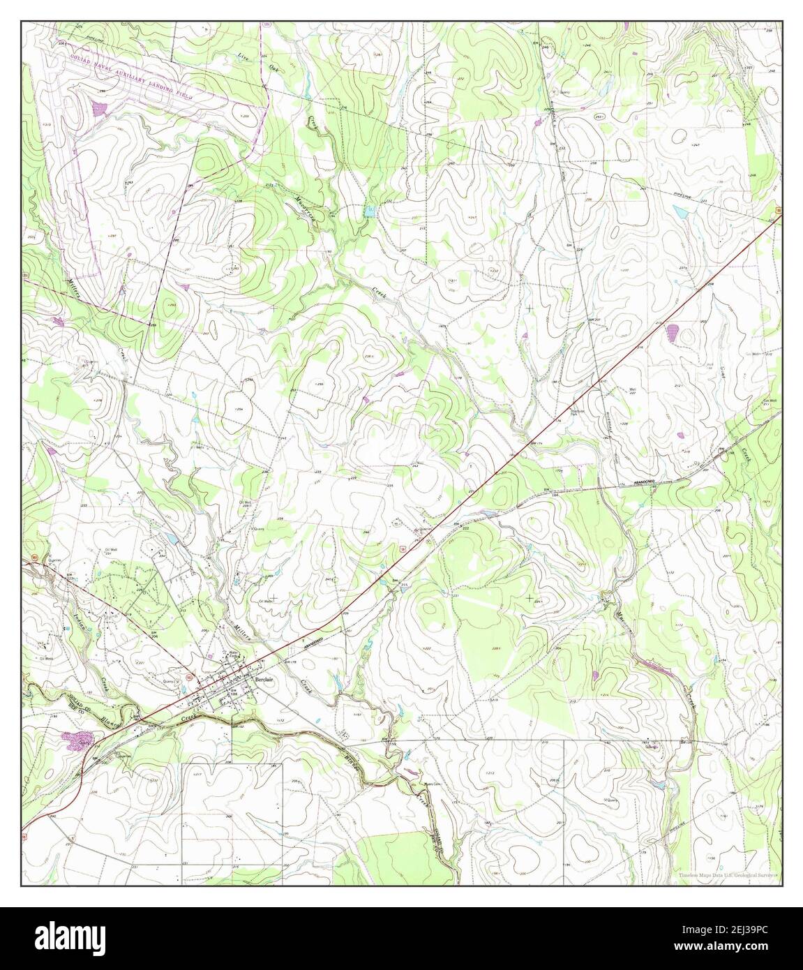 Berclair, Texas, map 1963, 1:24000, United States of America by ...