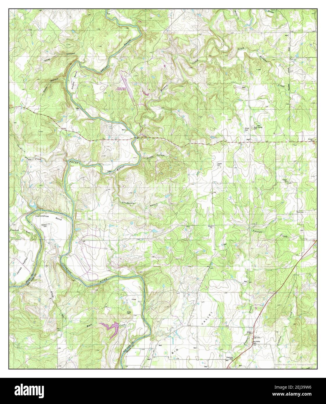 Big valley map hi-res stock photography and images - Alamy