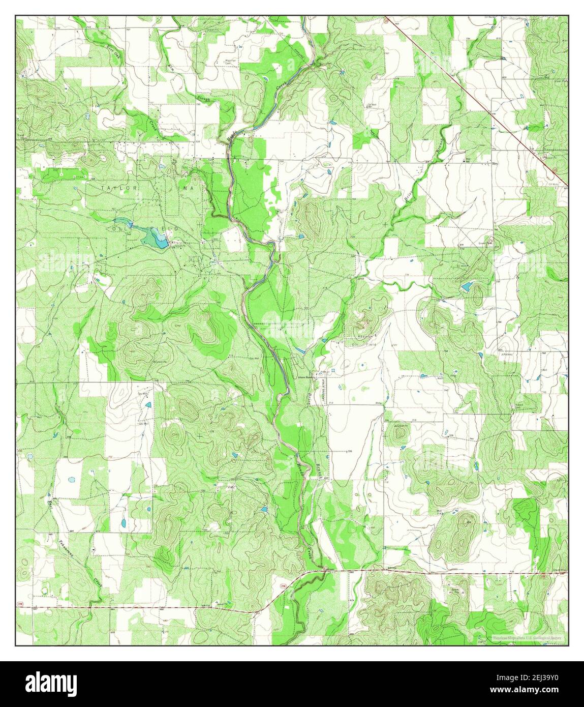 Biry, Texas, map 1964, 1:24000, United States of America by Timeless ...