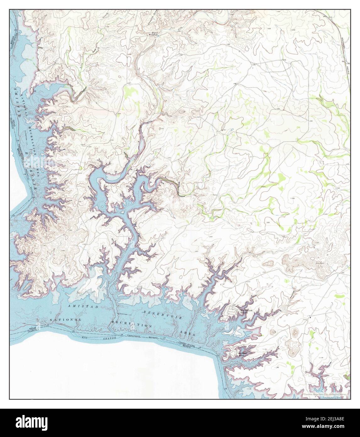 Box Canyon, Texas, map 1972, 1:24000, United States of America by ...