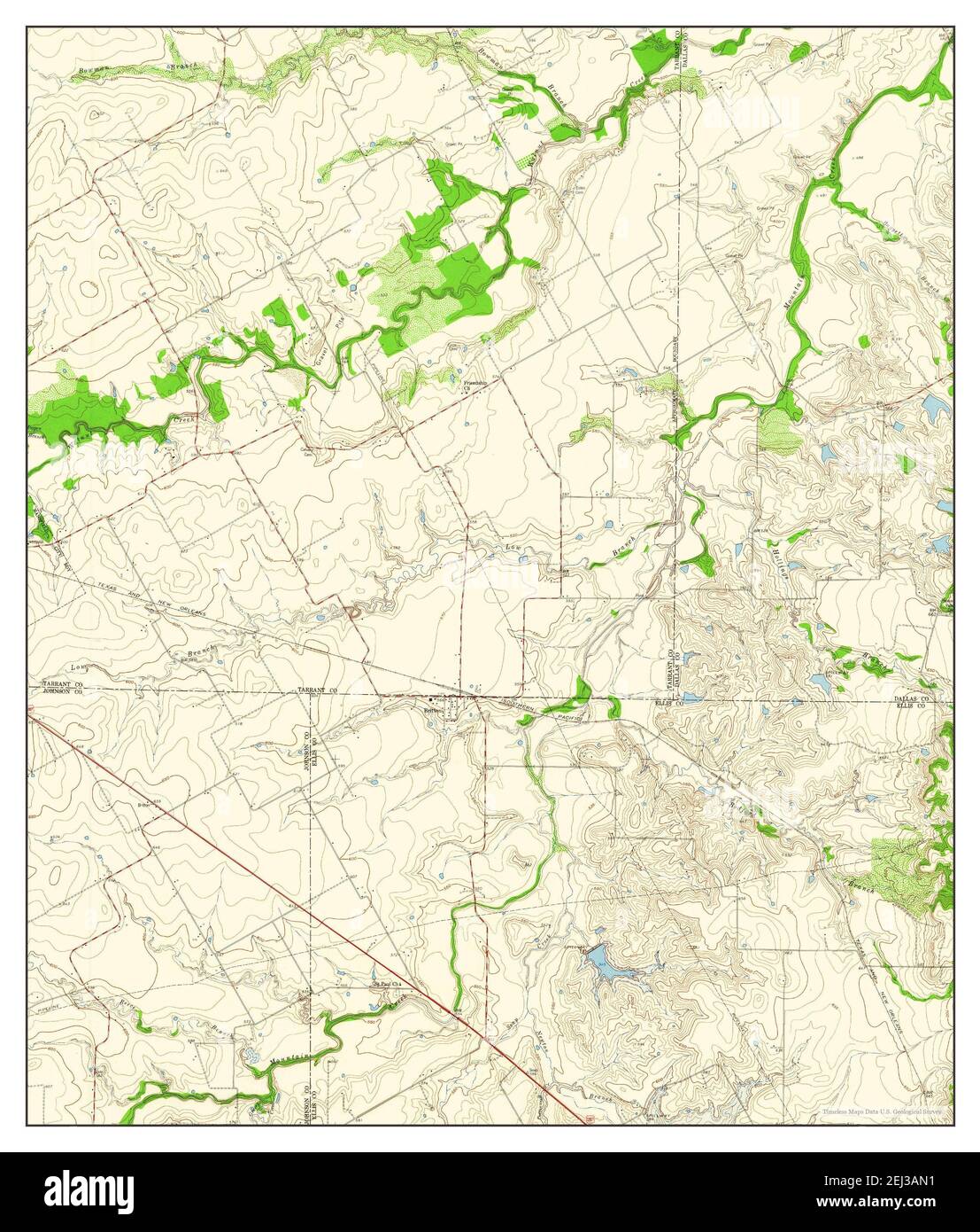 Britton, Texas, map 1959, 1:24000, United States of America by Timeless ...