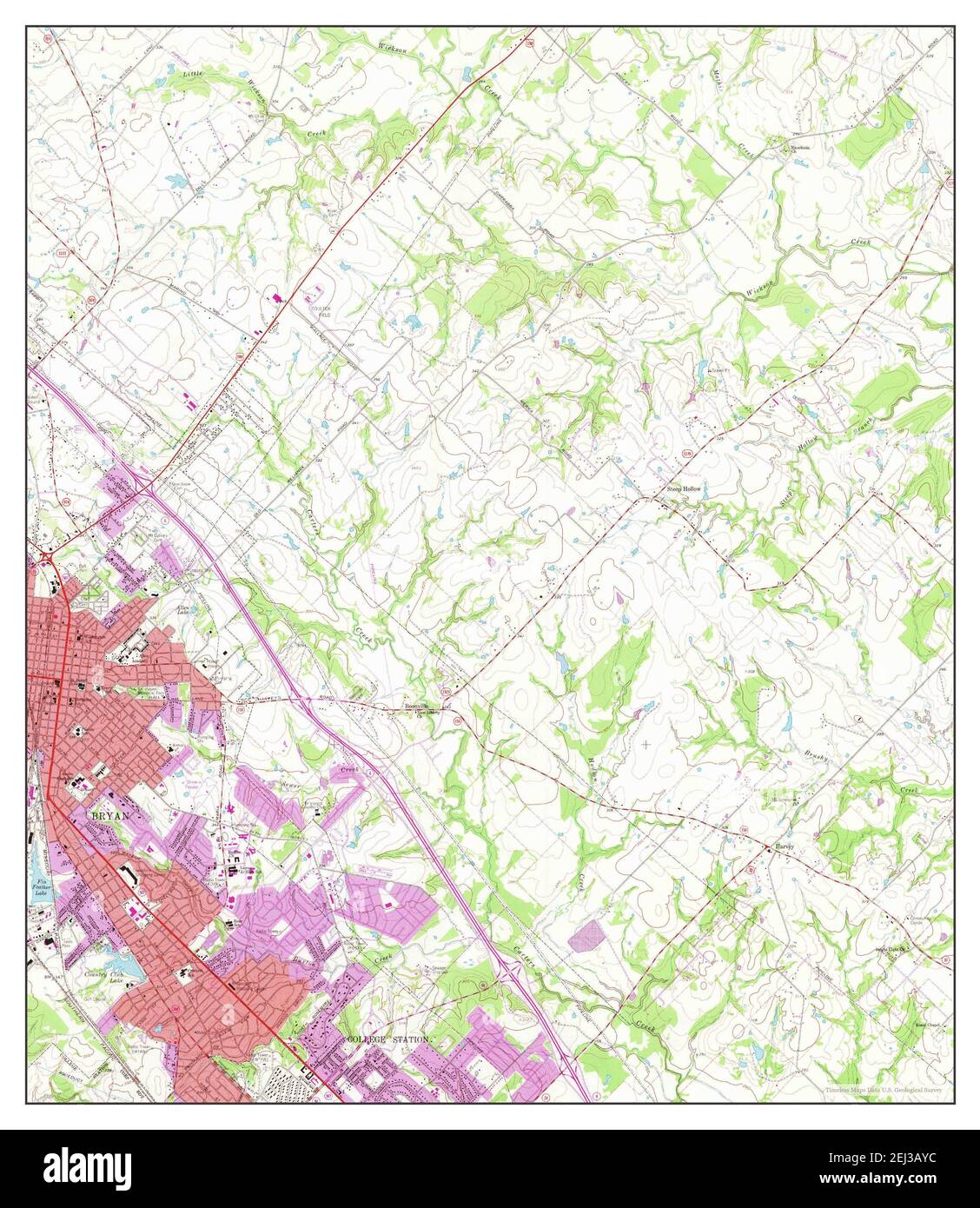 Map Of Bryan Texas High Resolution Stock Photography and Images - Alamy