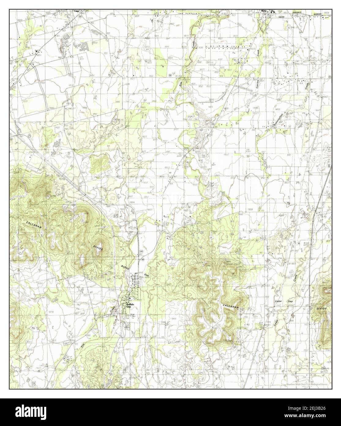 Old map of buffalo Cut Out Stock Images & Pictures - Alamy