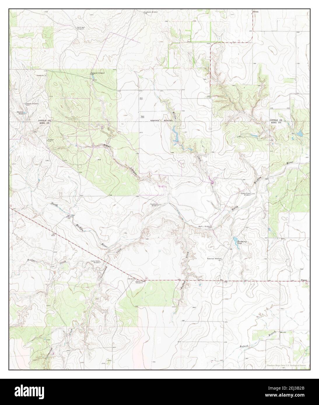 Buffalo Creek, Texas, map 1968, 1:24000, United States of America by ...