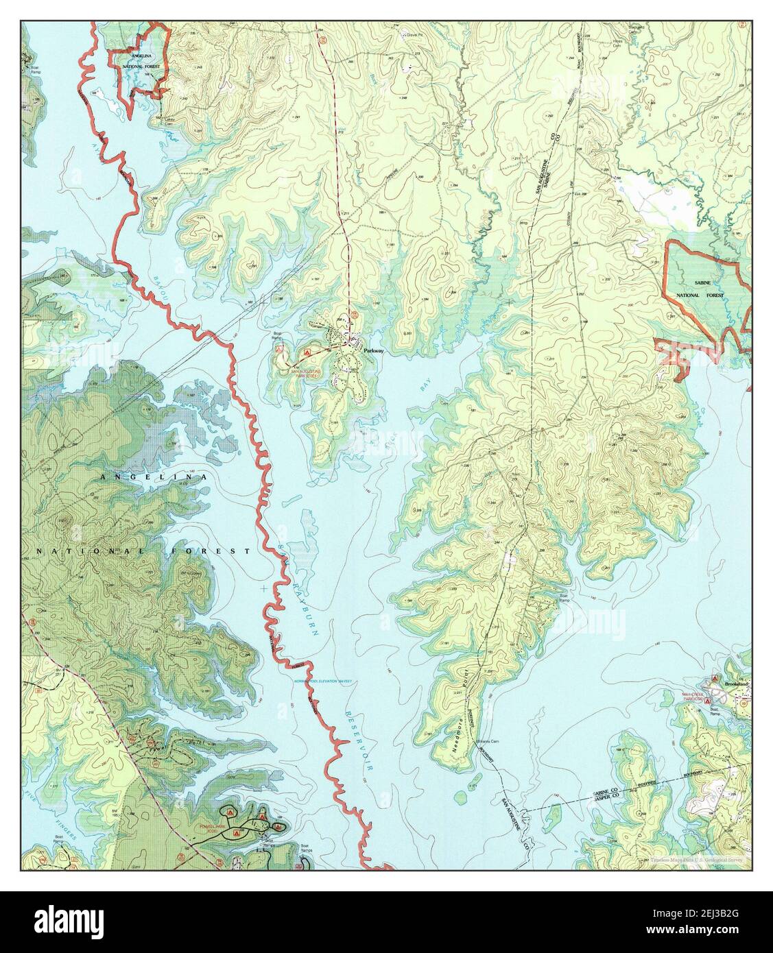 Buck Bay, Texas, map 2003, 1:24000, United States of America by ...