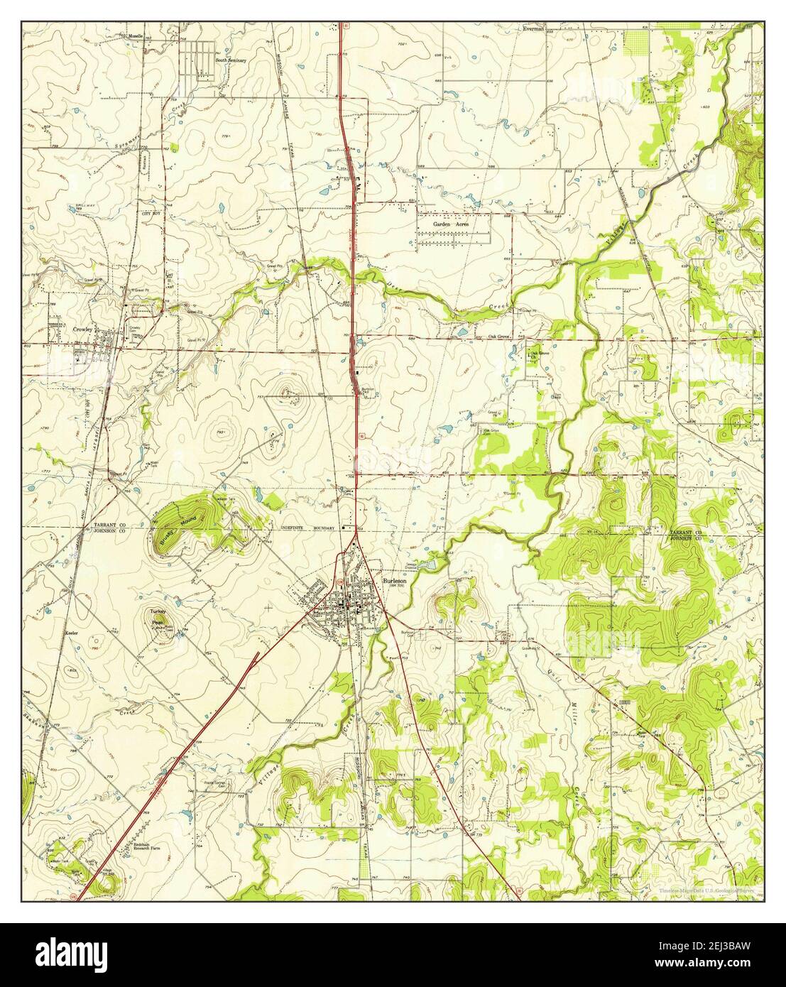 Burleson county map hi-res stock photography and images - Alamy