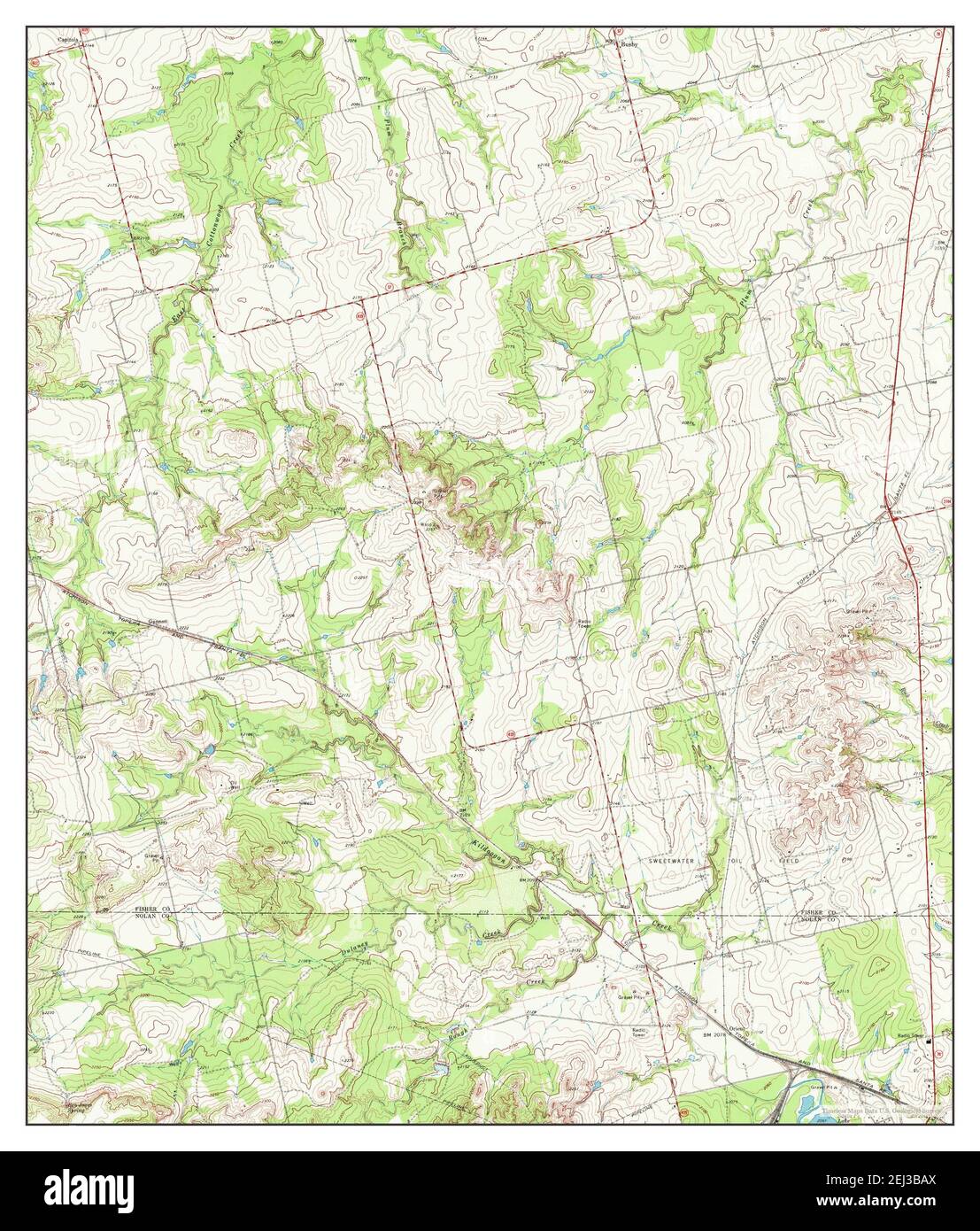 Busby, Texas, map 1969, 1:24000, United States of America by Timeless ...