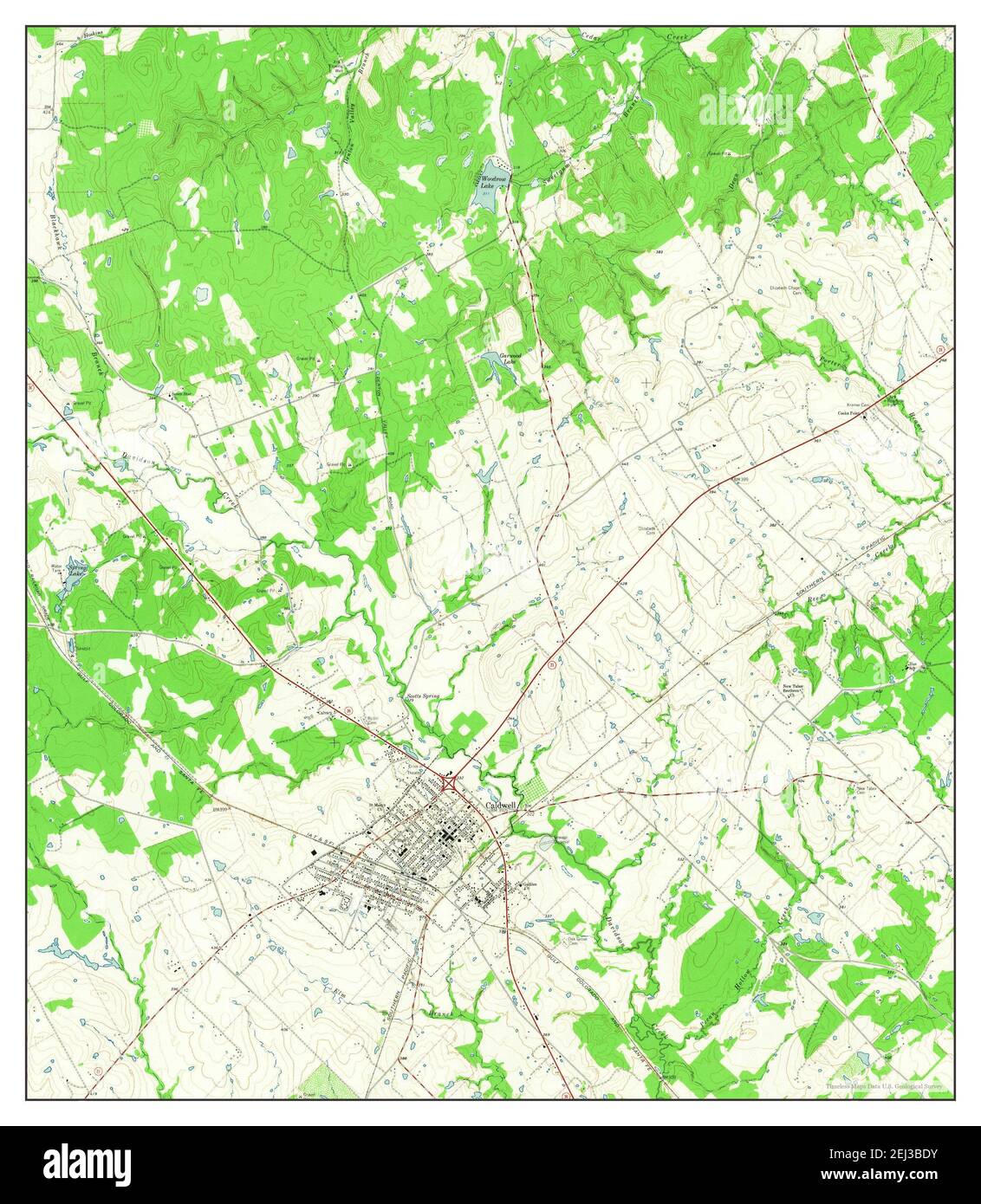 Map Of Caldwell High Resolution Stock Photography and Images - Alamy