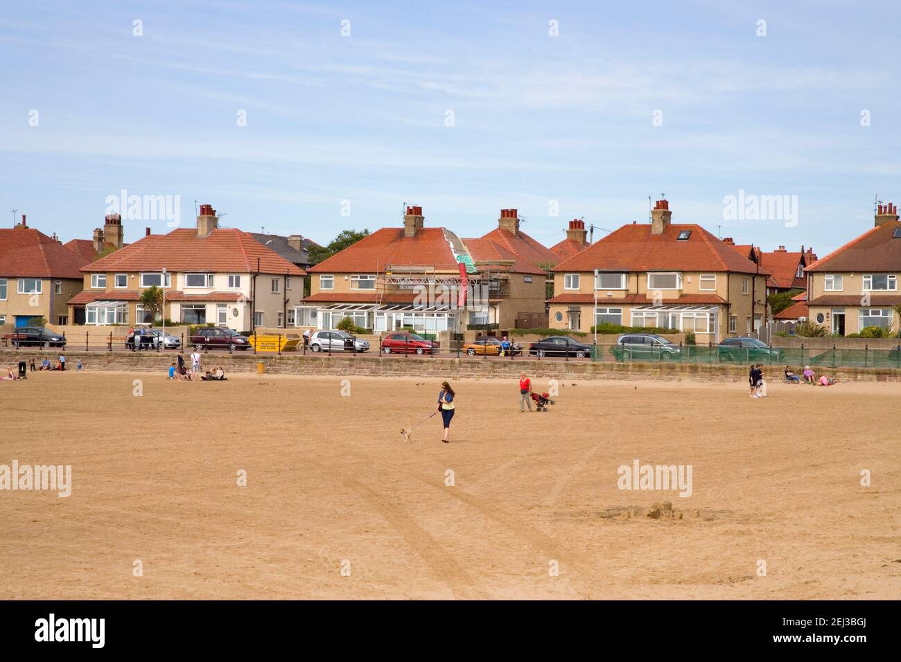the beach at west kirby on the wirral Stock Photo - Alamy