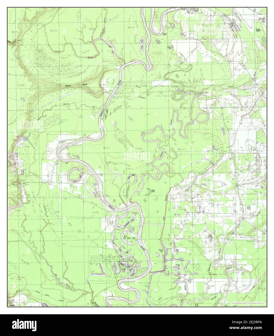 Capers Ridge, Texas, map 1984, 1:24000, United States of America by ...