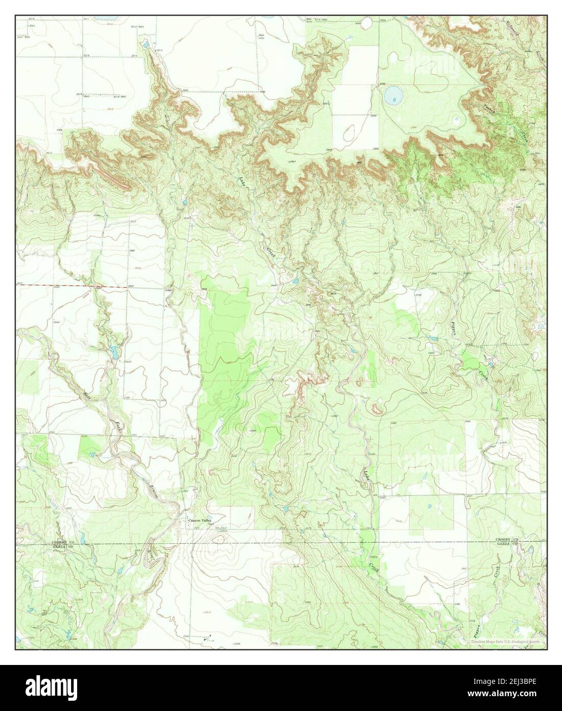 Canyon Valley, Texas, map 1966, 1:24000, United States of America by ...