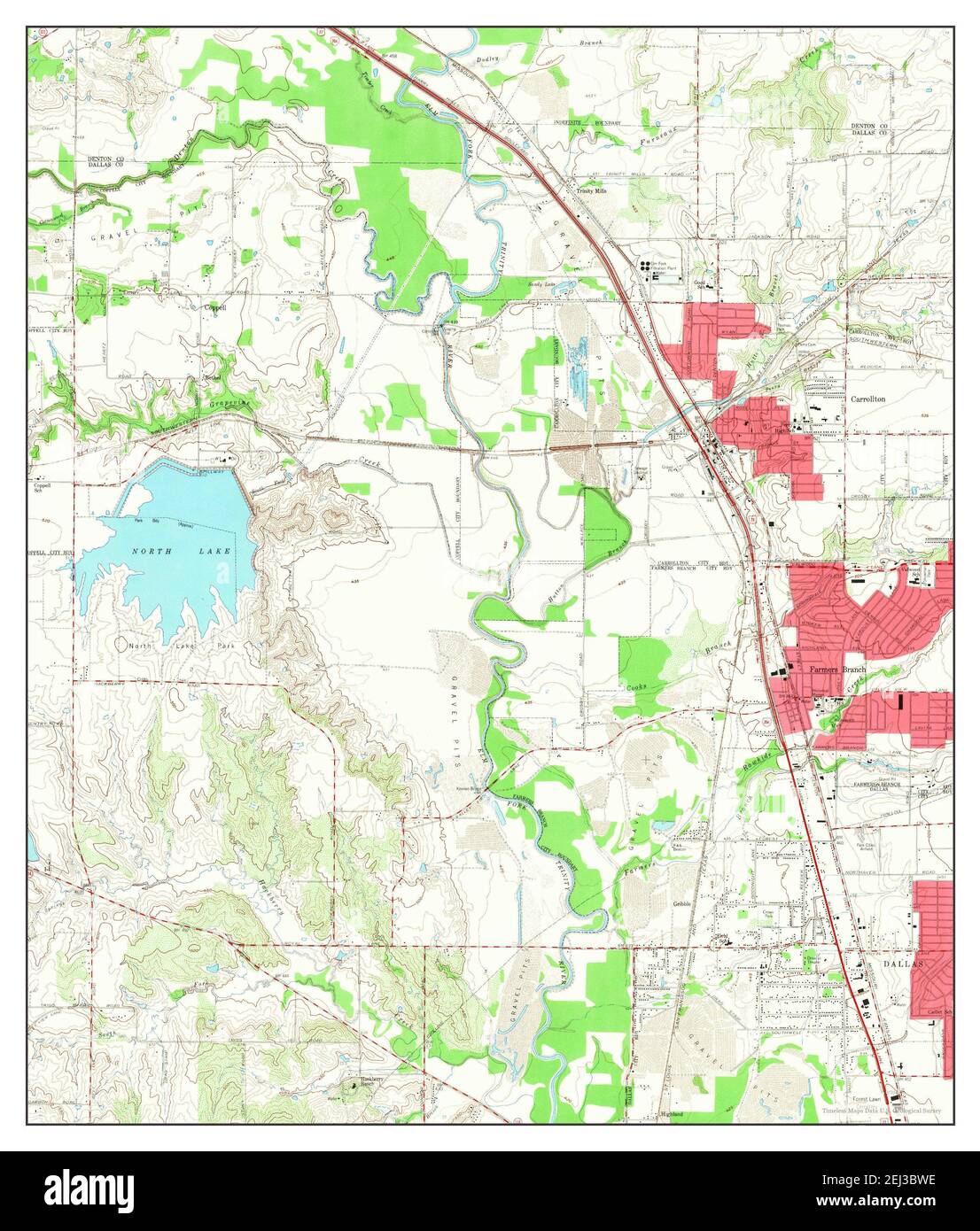 Map of carrollton hi-res stock photography and images - Alamy