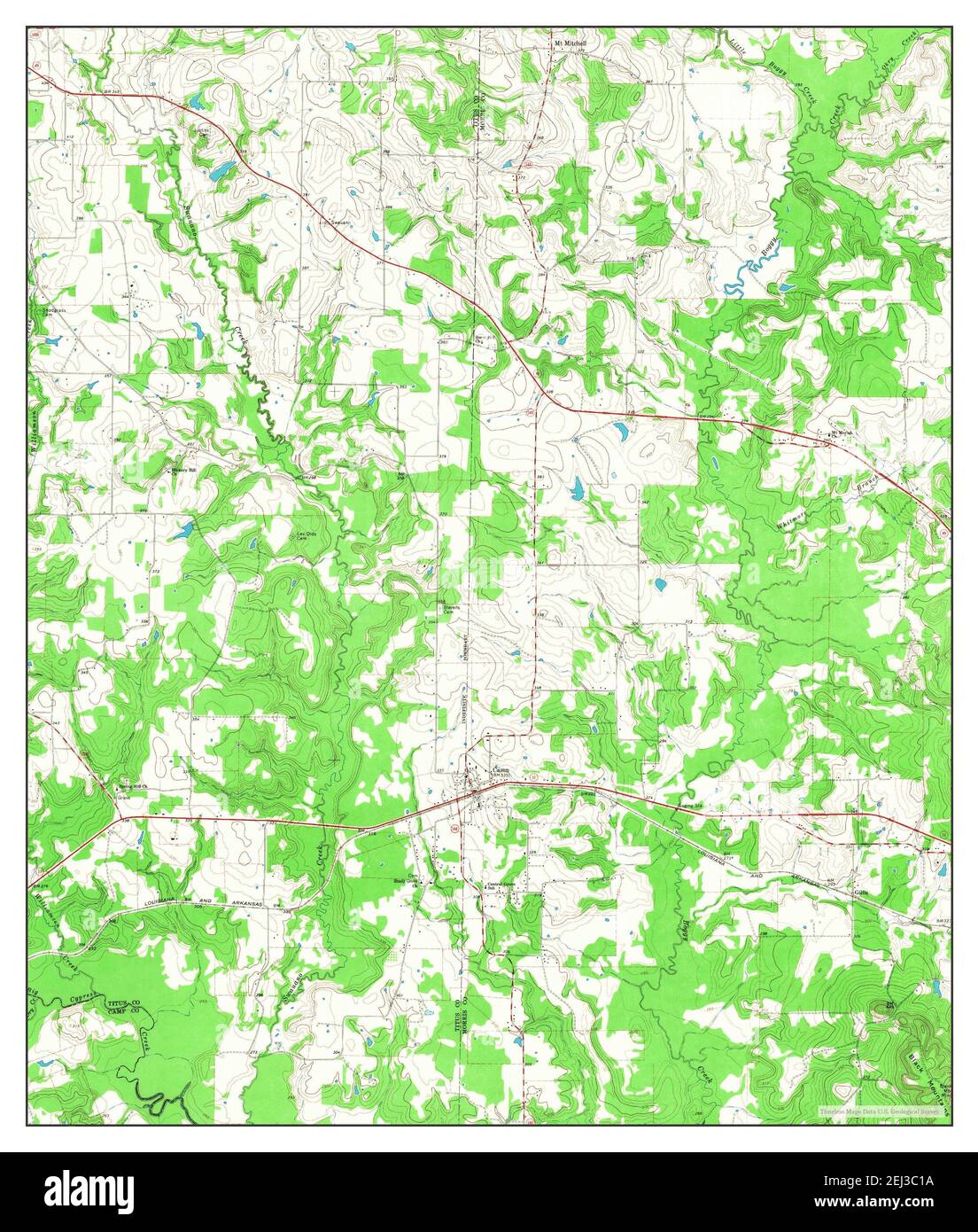 Cason, Texas, map 1964, 1:24000, United States of America by Timeless ...