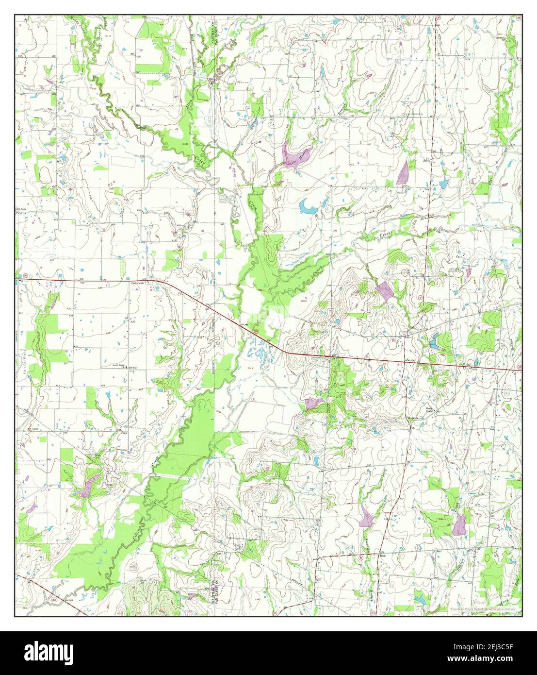 Cedarvale, Texas, map 1962, 1:24000, United States of America by ...