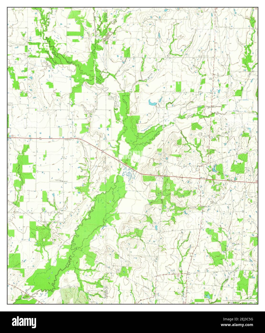 Cedarvale, Texas, map 1962, 1:24000, United States of America by ...
