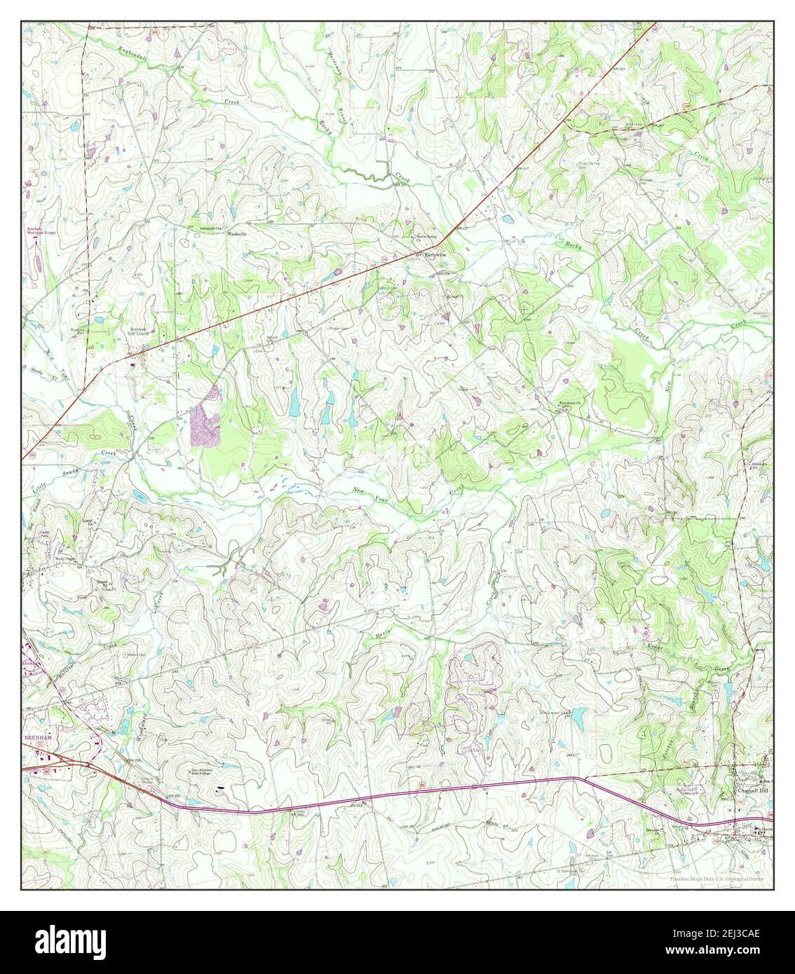 Map of chappell hi-res stock photography and images - Alamy