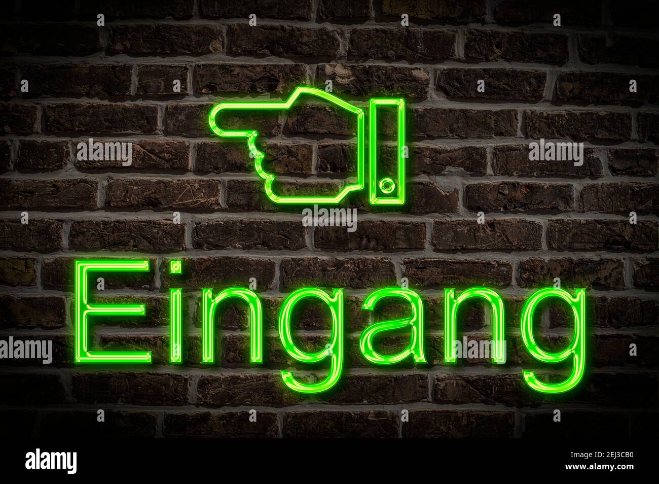 Hinweisschild eingang hi-res stock photography and images - Alamy